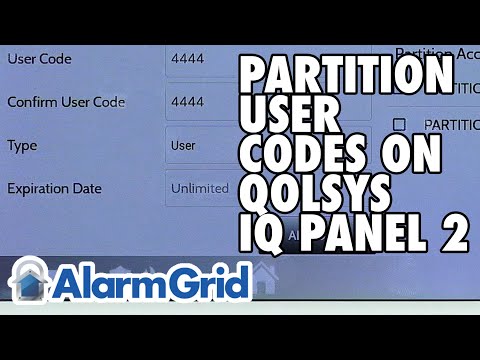 How Do I Assign User Codes to Partitions On the IQ Panel 2 Plus? - Alarm Grid