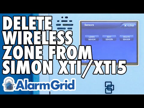 How Do I Delete a Wireless Zone from a Simon XTi or XTi-5? - Alarm Grid