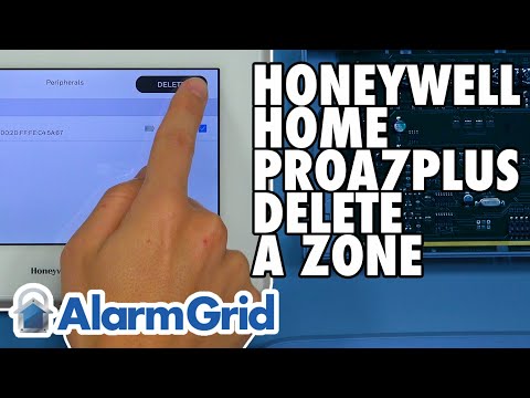 Honeywell Home PROA7PLUS: Delete a Zone - Alarm Grid