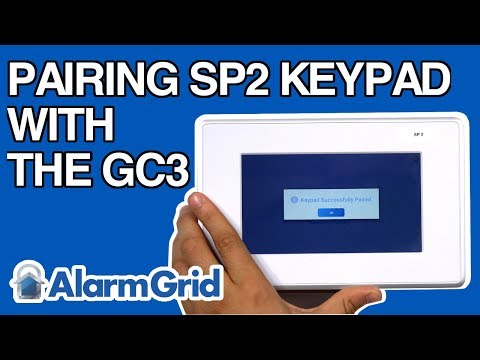 Pairing the 2GIG SP2 Keypad with the 2GIG GC3 - Alarm Grid