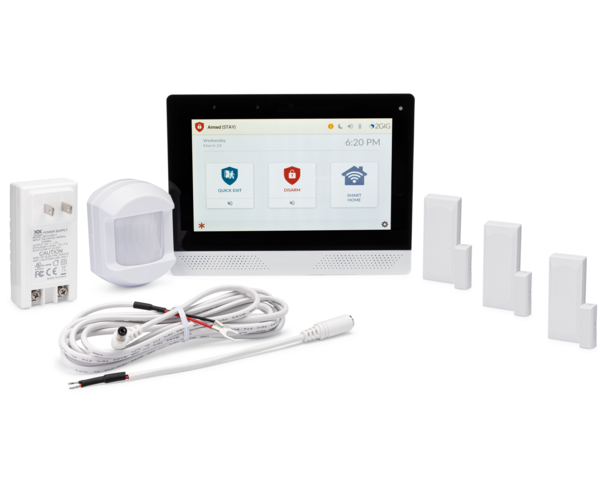 2GIG Edge Verizon LTE 3-1 Encrypted Kit - System, 3 Door/Window Sensors ...