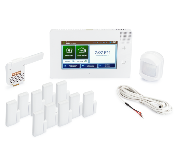 2GIG GC3e AT&T-LTE 10-1 Kit - Wireless Encrypted Alarm System, 10 Door ...