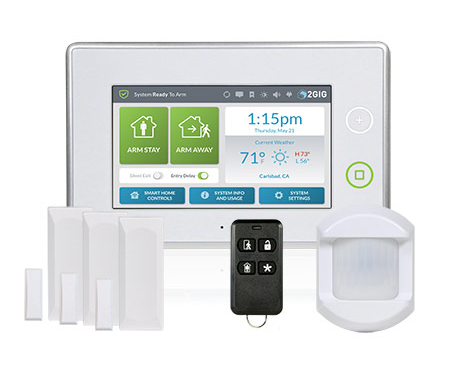 2GIG GC3PK-GC3 - Factory Packaged GC3, 3 wireless door/window sensors ...