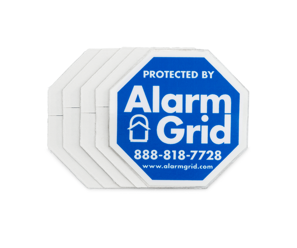 AG Indoor Security Stickers - Mini Window Stickers with Adhesive Front ...