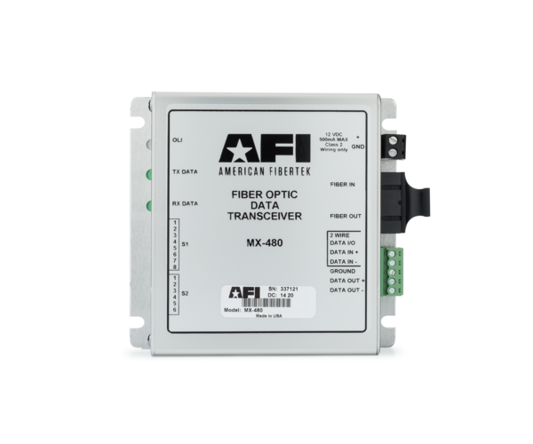 American Fibertek - MX480 Multi Protocol Data Transceiver to Fiber ...