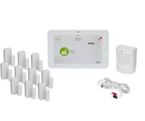 Qolsys IQ Panel 2 Plus AT&T 10-1 Kit - Alarm System Kit w/ 10 Door ...