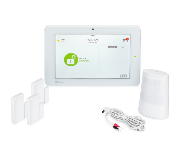 Qolsys IQ Panel 2 Plus 345 MHz AT&T-LTE 3-1 PowerG Kit - Wireless Alarm ...
