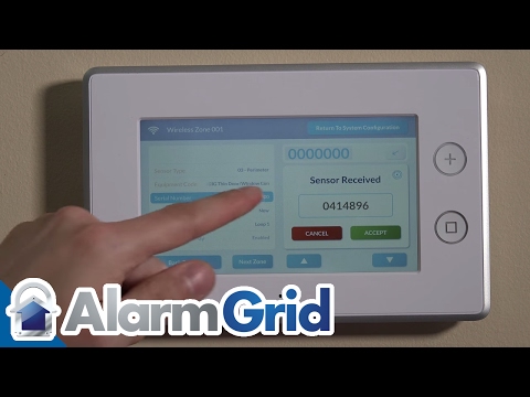 2GIG DW10: Program as Perimeter Zone on 2GIG GC3 - Alarm Grid