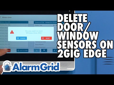 How Do I Delete a Door/Window Sensor from My 2GIG Edge? - Alarm Grid