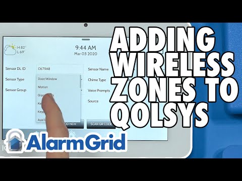 How Do I Add a Wireless Zone to a Qolsys IQ Panel 2? - Alarm Grid