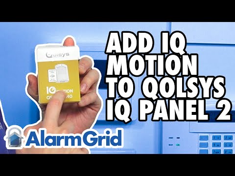 How Do I Add an IQ Motion to a Qolsys IQ Panel 2? - Alarm Grid