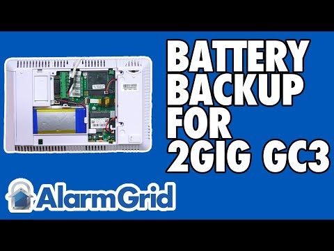 Battery Backup on the 2GIG GC3 - Alarm Grid