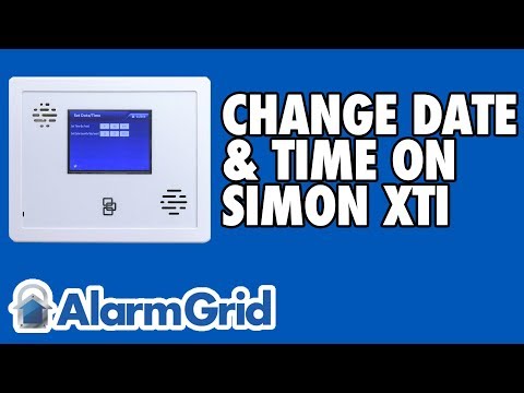 Changing the Date or Time on an Interlogix Simon XTi or XTi-5 - Alarm Grid