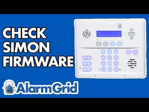 Checking the Firmware Version of a Simon XT - Alarm Grid