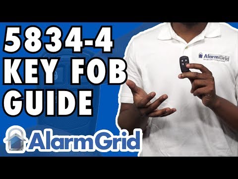 How do I use a Honeywell 5834-4 Wireless Key Fob? - Alarm Grid