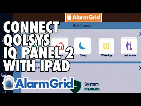 Connecting to the Qolsys IQ Panel 2 with an iPad - Alarm Grid