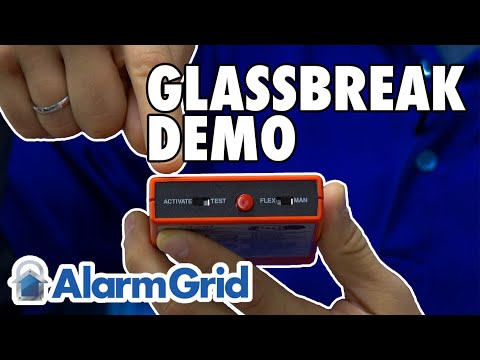 Demonstration of Glass Break Simulator - Alarm Grid