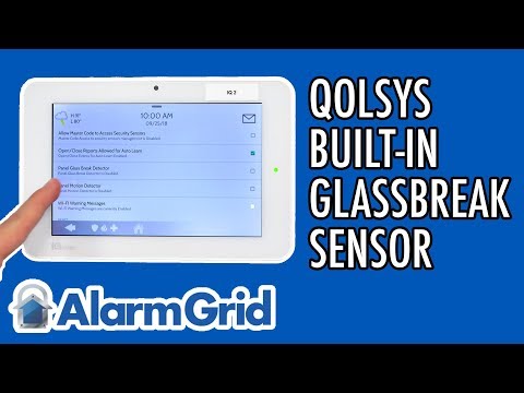 Enabling the Qolsys IQ Panel 2 Built-in Glass Break Sensor - Alarm Grid