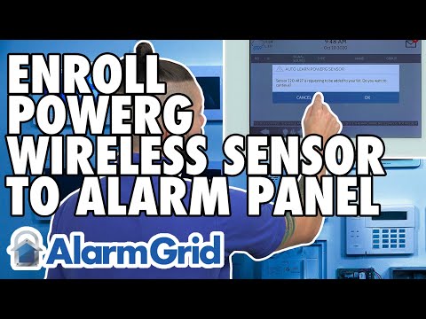 How Do I Enroll My PowerG Wireless Sensor? - Alarm Grid