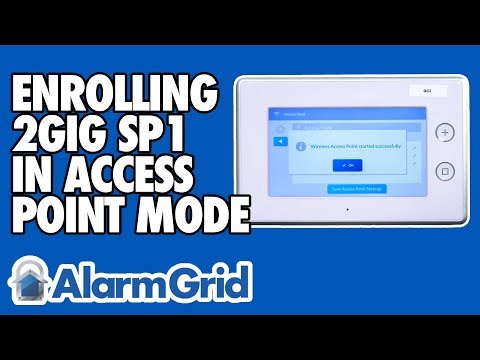 How Do I Enroll a 2GIG SP1 or SP2 Keypad in AP Mode? - Alarm Grid
