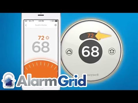 Honeywell Lyric Thermostat: Phone App Demo - Alarm Grid