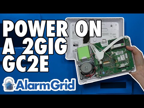 Powering On the 2GIG GC2e - Alarm Grid