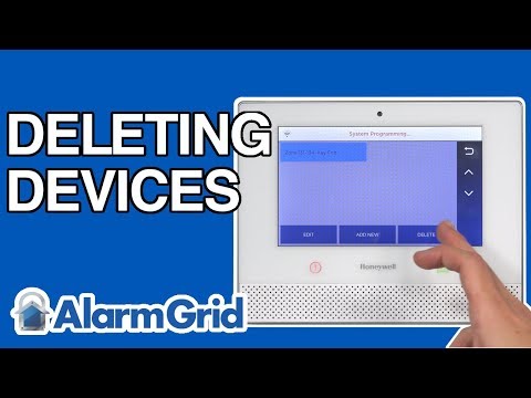 How Do You Delete A Honeywell Wireless Device - Alarm Grid