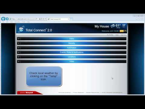 How to Navigate Honeywell Total Connect - Alarm Grid