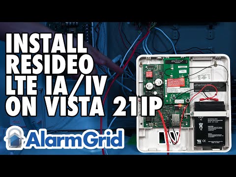 How Do I Install the Resideo LTE-IA or LTE-IV On a VISTA-21iP? - Alarm Grid