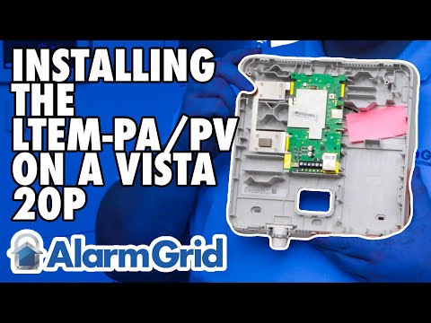 LTEM-PA or LTEM-PV: Installation with a Vista 20P - Alarm Grid