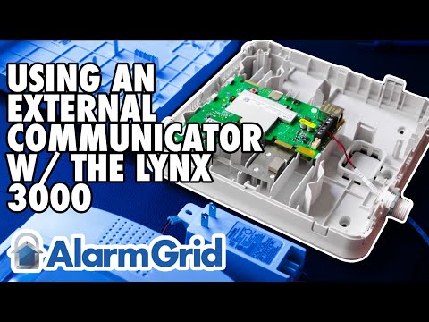 Lynx L3000: Connecting an External Communicator - Alarm Grid