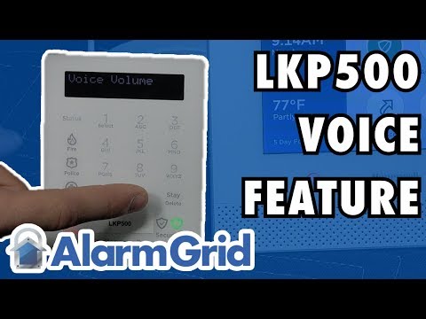 Lyric Keypad LKP500's Voice Annunciation Feature - Alarm Grid
