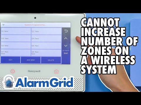 Can I Increase the Max Number of Zones On My Wireless Security System ...