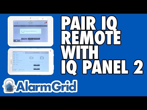 How Do I Pair an IQ Remote with the Qolsys IQ Panel 2? - Alarm Grid