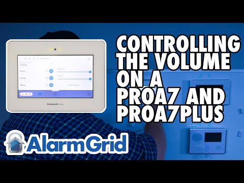 PROA7 and PROA7PLUS: Controlling the Panel Volume - Alarm Grid