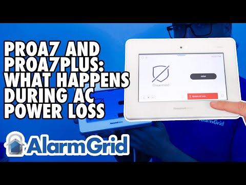 PROA7 and PROA7PLUS: What Happens During AC Loss - Alarm Grid