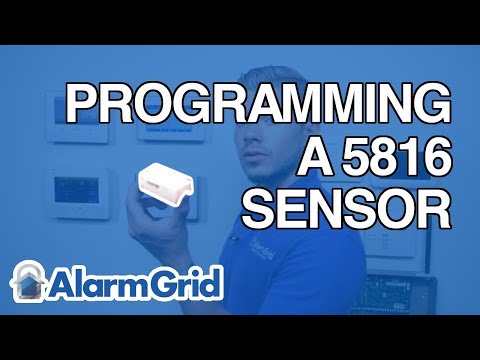 How do I program a Honeywell 5816 wireless sensor? - Alarm Grid