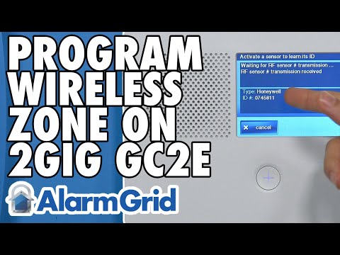 How Do I Program a Zone to a 2GIG GC2e? - Alarm Grid