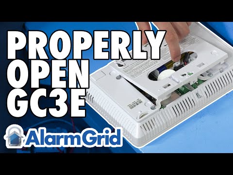How Do I Properly Open the 2GIG GC3 or GC3e? - Alarm Grid