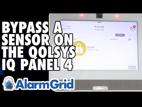 How Do I Bypass a Sensor on the Qolsys IQ Panel 4? - Alarm Grid