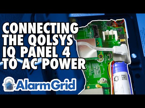 Qolsys IQ Panel 4: Connecting to AC Power - Alarm Grid