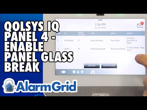 How Do I Enable the Panel Glass Break on an IQ Panel 4? - Alarm Grid
