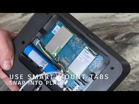 Qolsys IQ Panel 4: Installation Step 1 - Table Stand Mount - Alarm Grid