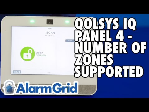 Qolsys IQ Panel 4: Number of Zones Supported - Alarm Grid