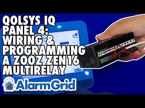 Qolsys IQ Panel 4: Wiring and Programming a Zooz ZEN16 MultiRelay ...