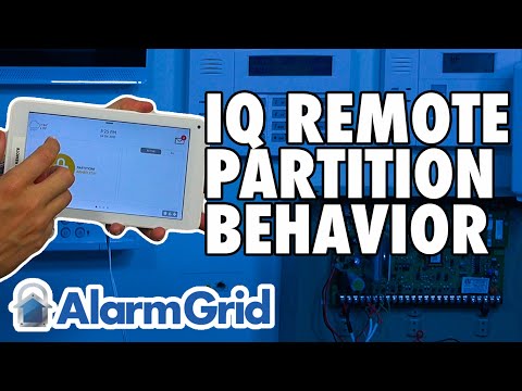 How Does the Qolsys IQ Remote Behave On a Partitioned System? - Alarm Grid