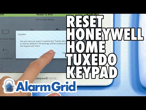 Resetting the Honeywell Home Tuxedo Keypad - Alarm Grid