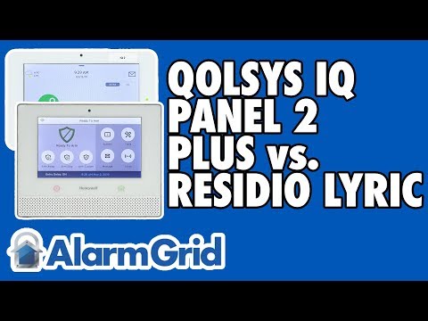 Resideo Lyric Alarm System vs. Qolsys IQ Panel 2 Plus - Alarm Grid