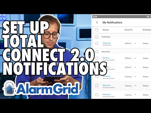 Setting up Total Connect 2.0 Notifications - Alarm Grid