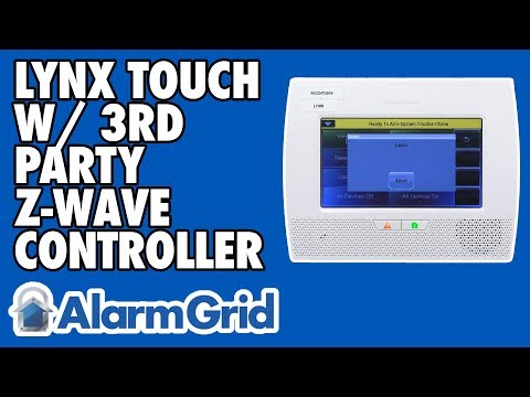 Using the Lynx Touch with a 3rd Party Z-Wave Controller - Alarm Grid